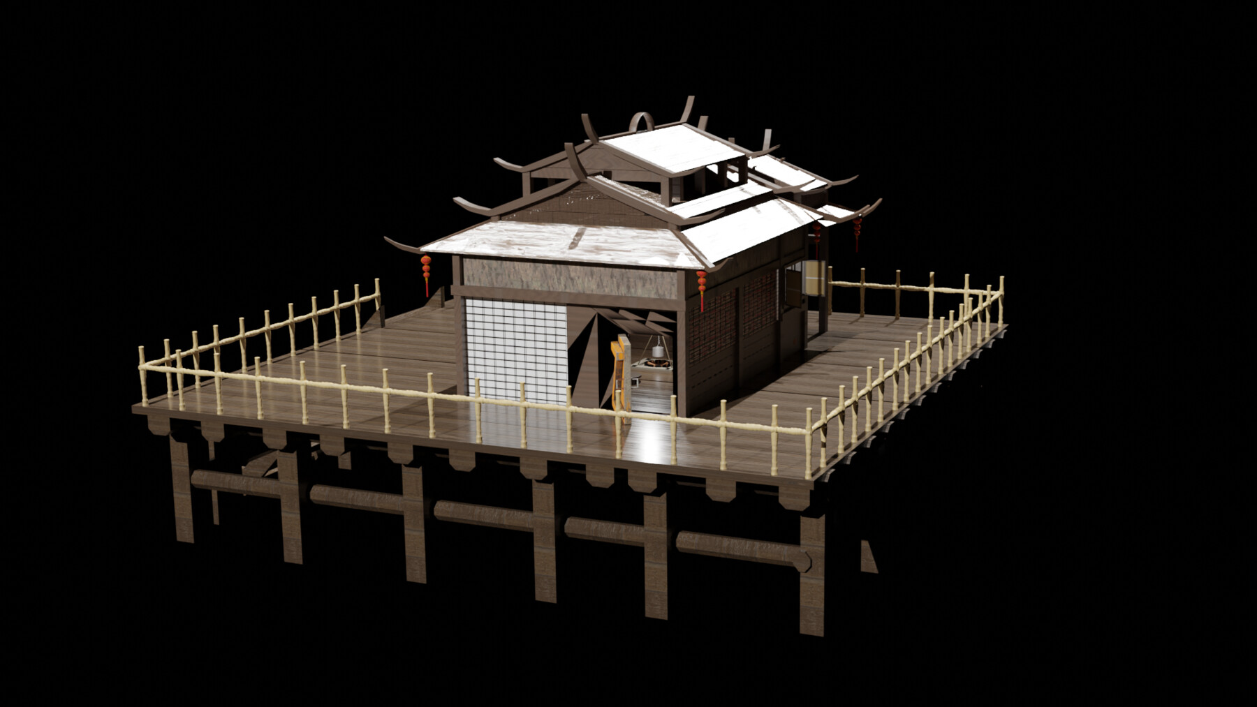 ArtStation - Chinese House 2 | Game Assets