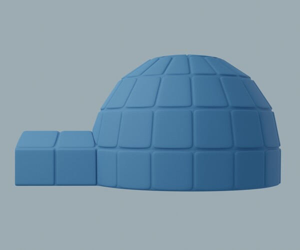 ArtStation - Igloo 3D Model | Resources
