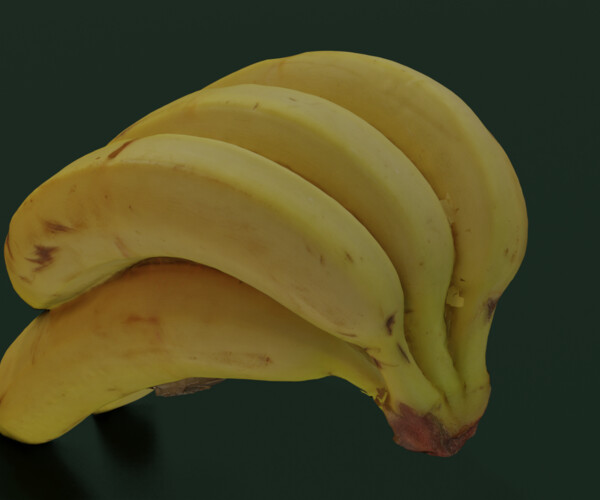 ArtStation - Banana Bunch low poly game ready | Game Assets