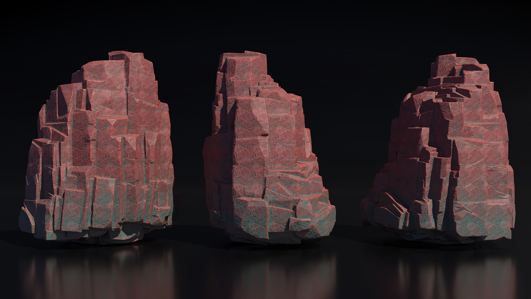 ArtStation - Red cliffs kit | Resources