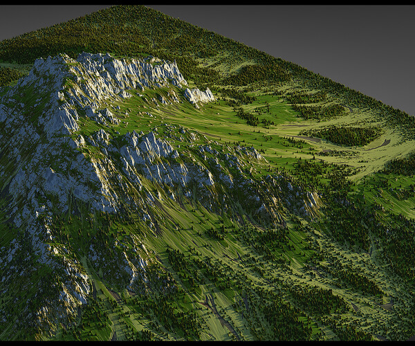 ArtStation - Alpine mountain Pack | Game Assets