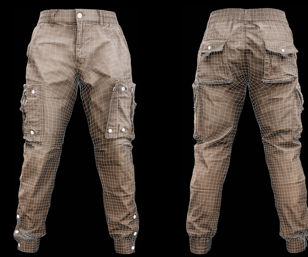 ArtStation - Cargo Pants 001 | Game Assets
