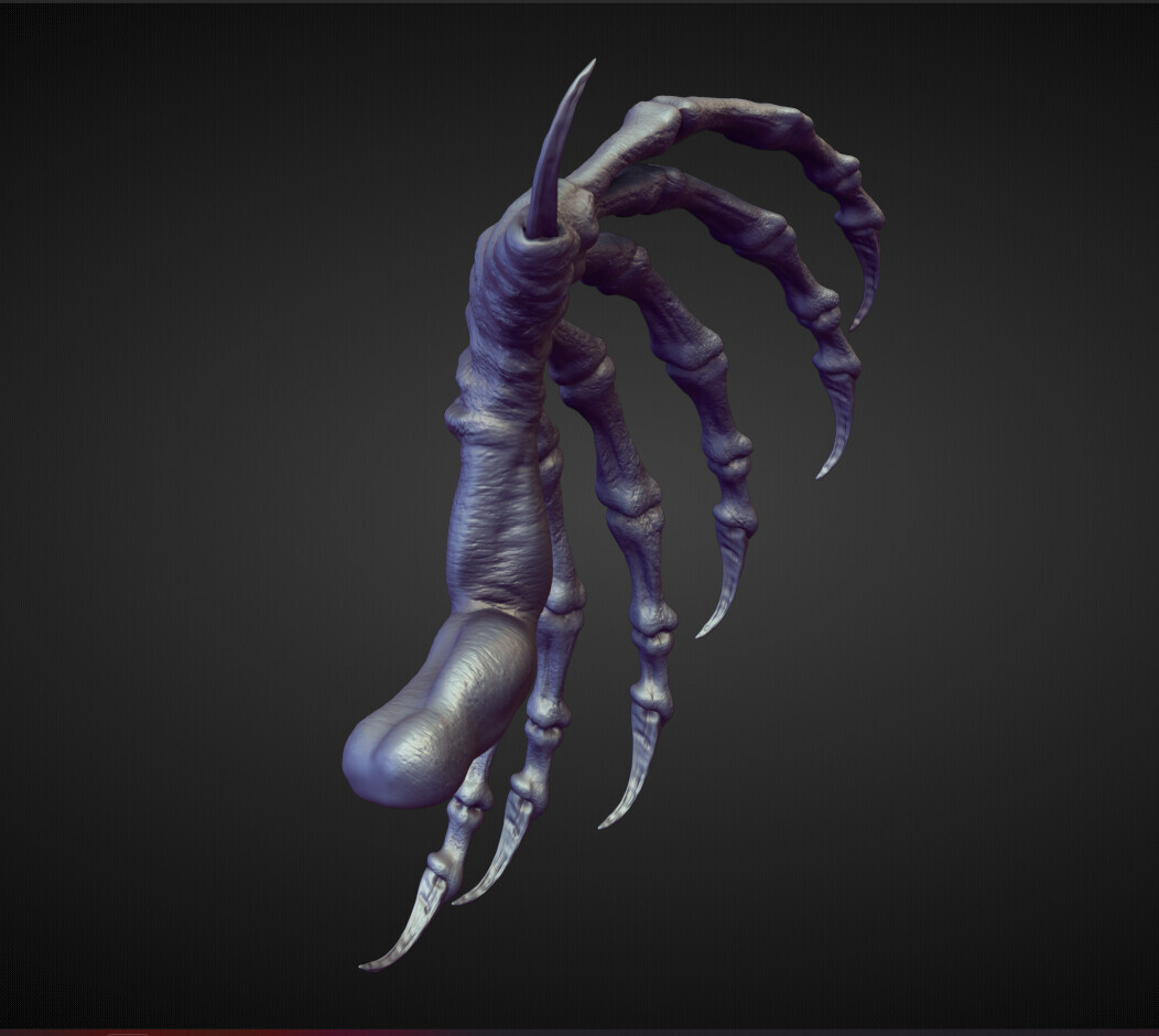 ArtStation - WING4 high poly sculpt | Resources