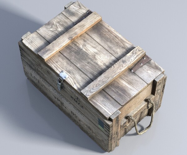 ArtStation - Ammunition box | Game Assets