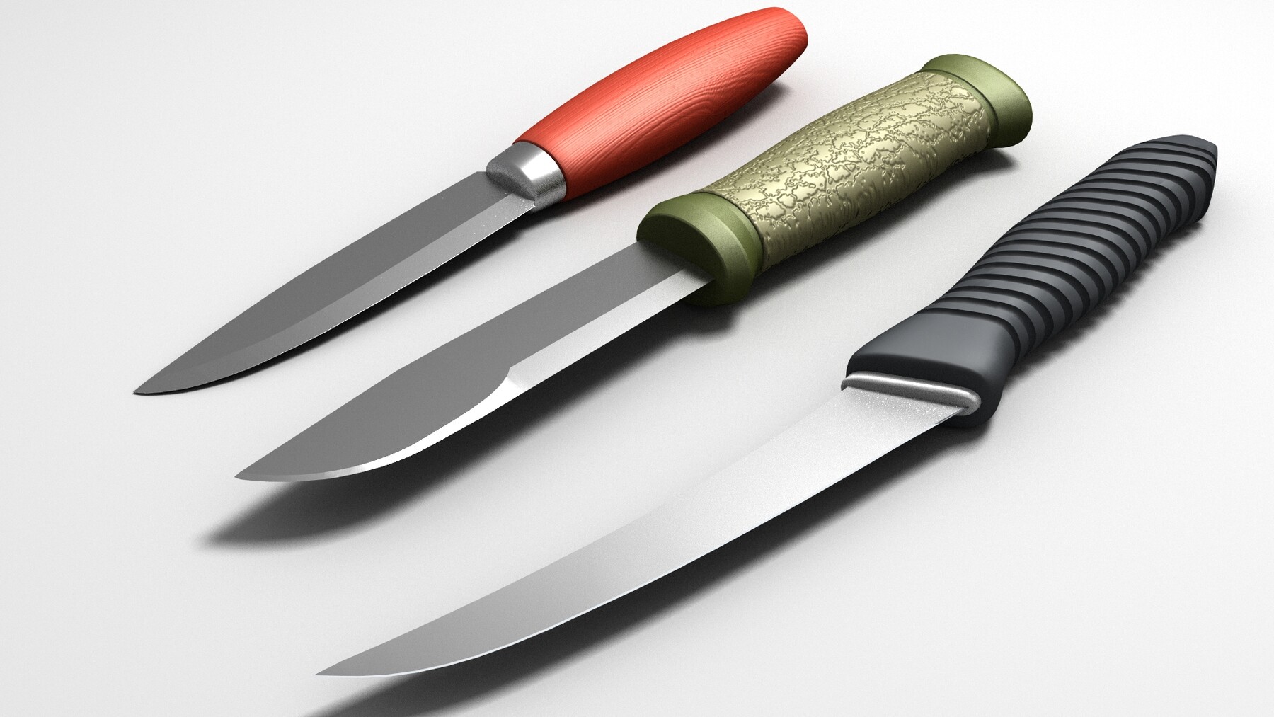 ArtStation - Knives x 3 | Game Assets