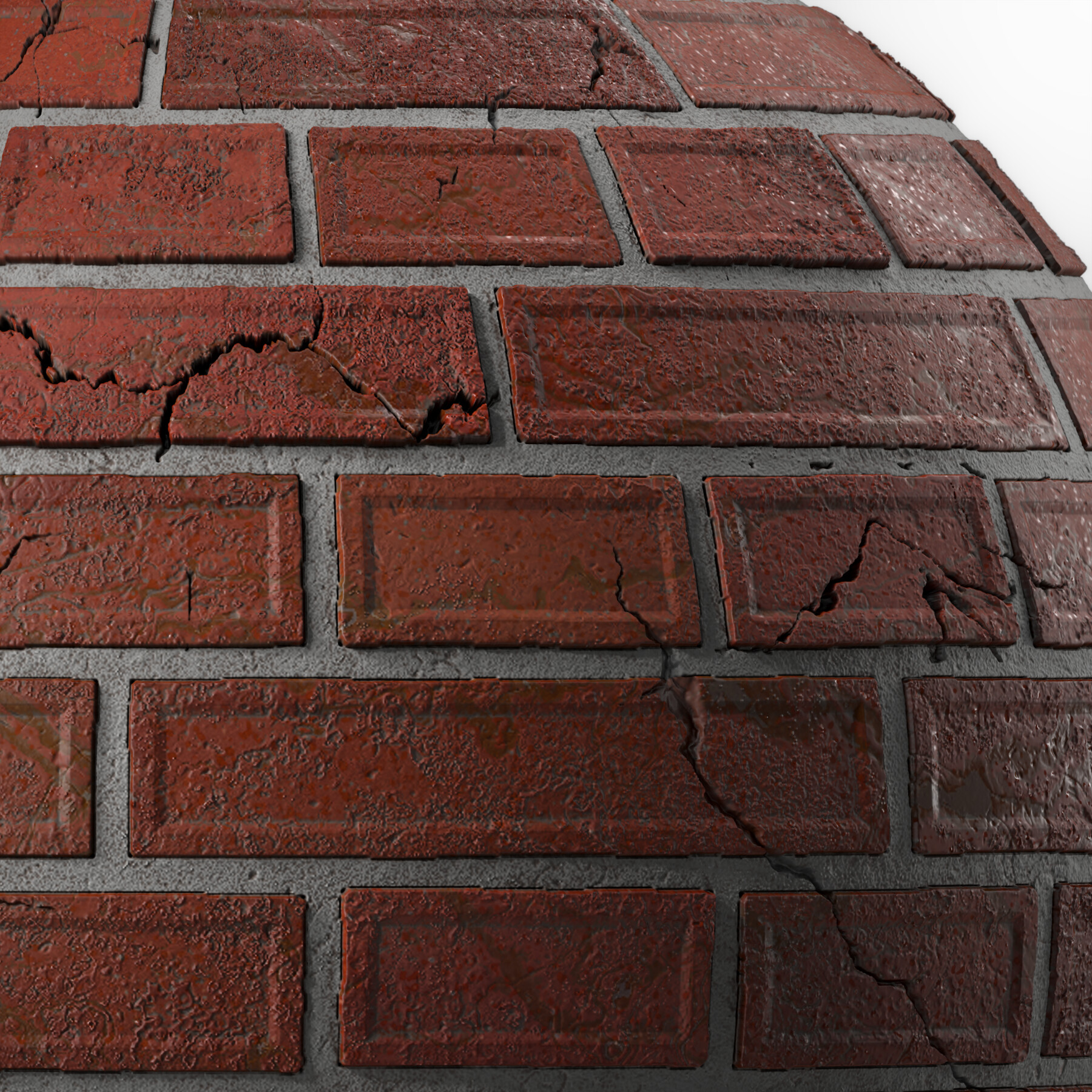 ArtStation - Bricks Materials 36- By 3 Brick Pattern | Pbr 4k Seamless ...