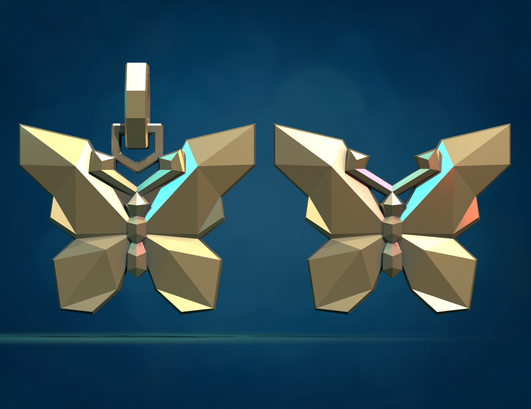 ArtStation - Butterfly Low Poly | Resources