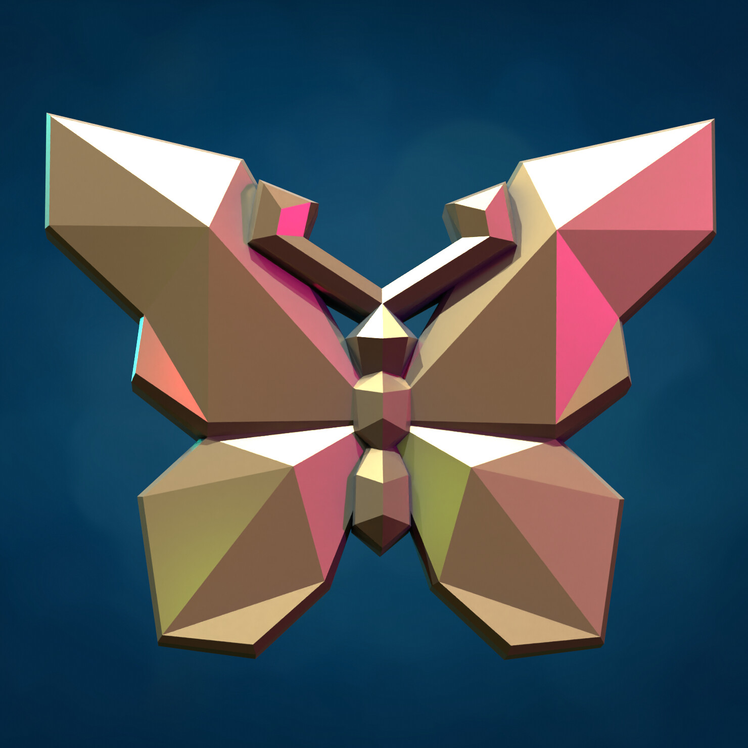 ArtStation - Butterfly Low Poly | Resources