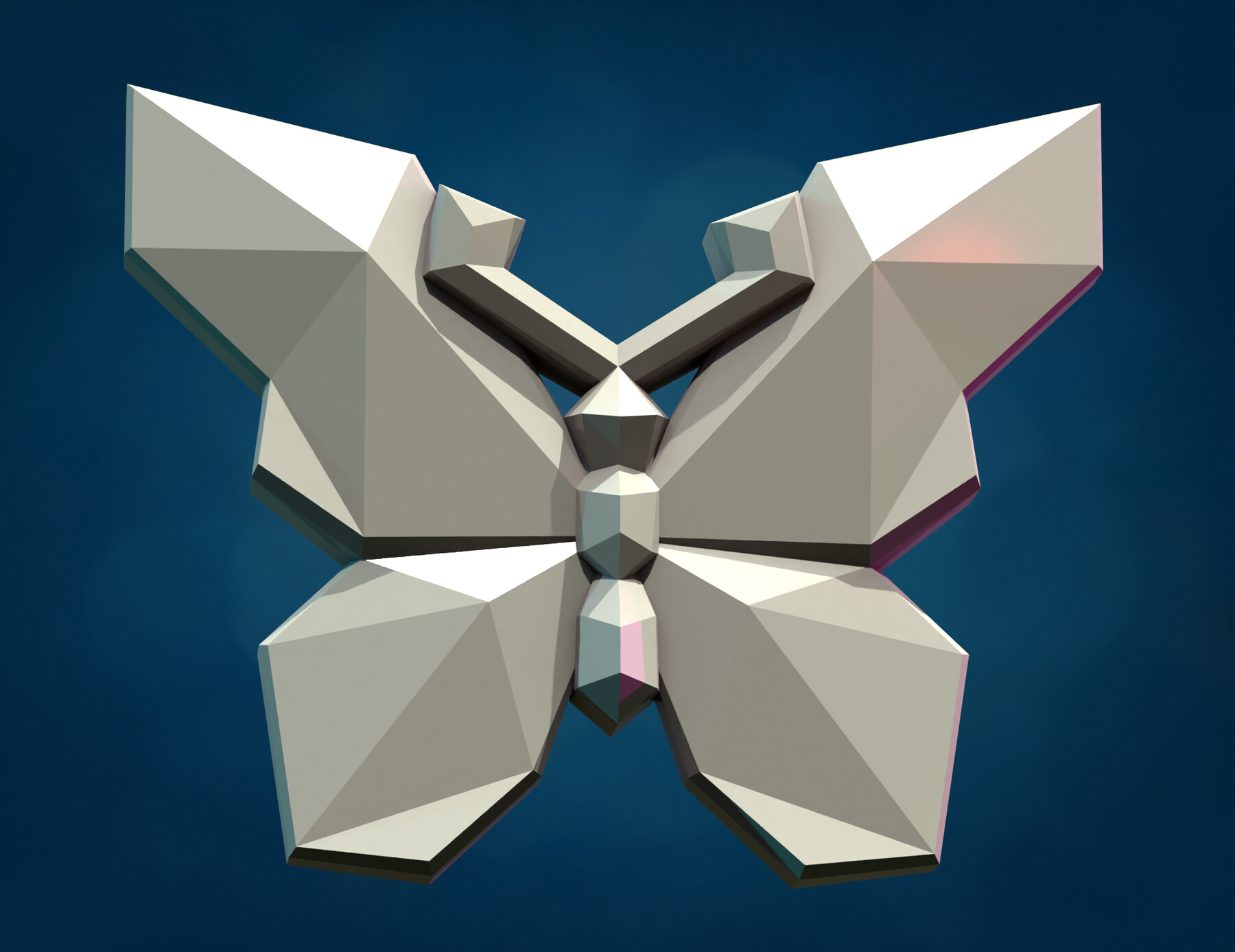 ArtStation - Butterfly Low Poly | Resources