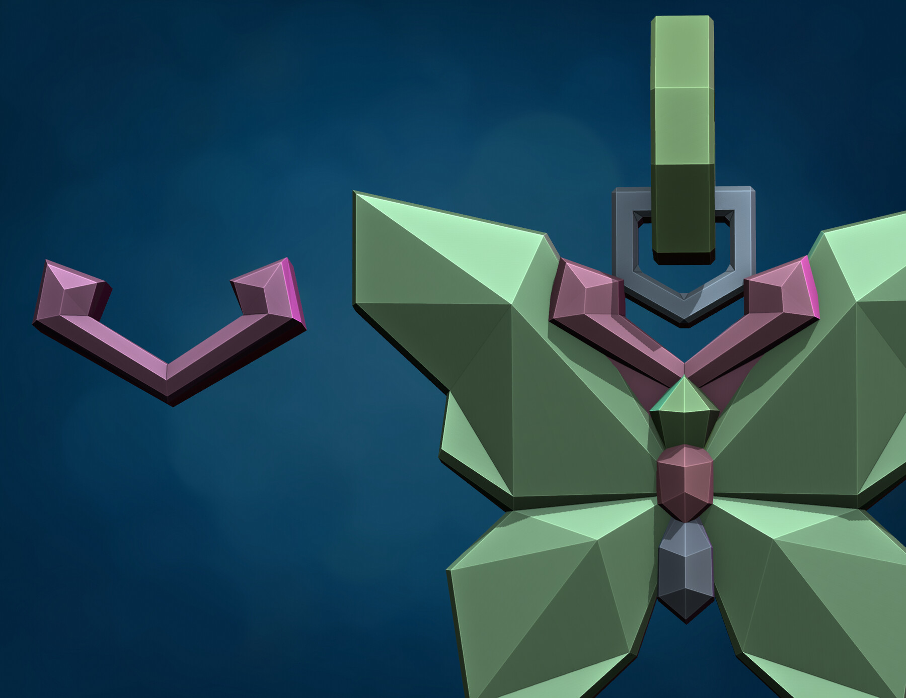 ArtStation - Butterfly Low Poly | Resources