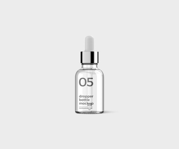 ArtStation - Transparent Dropper Bottle Mockup | Artworks