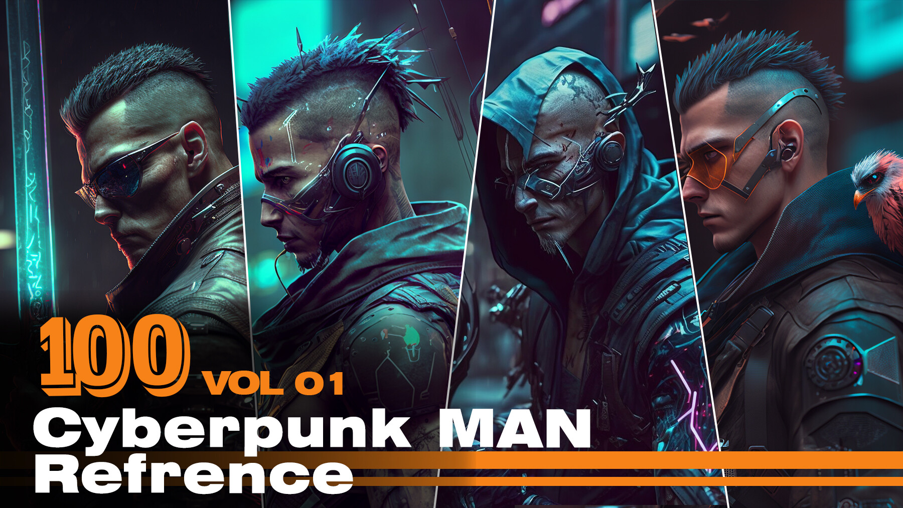 ArtStation - cyberpunk_man-VOL 01 | Artworks