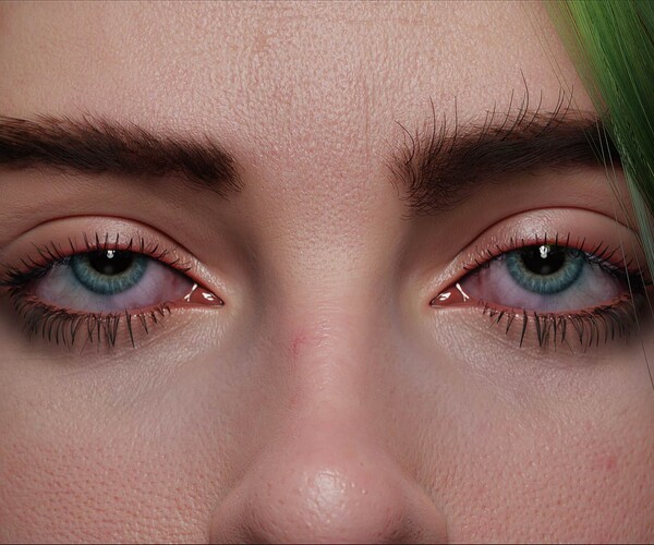ArtStation - 3D Billie eilish 3D Model | Blender3d | Game Assets