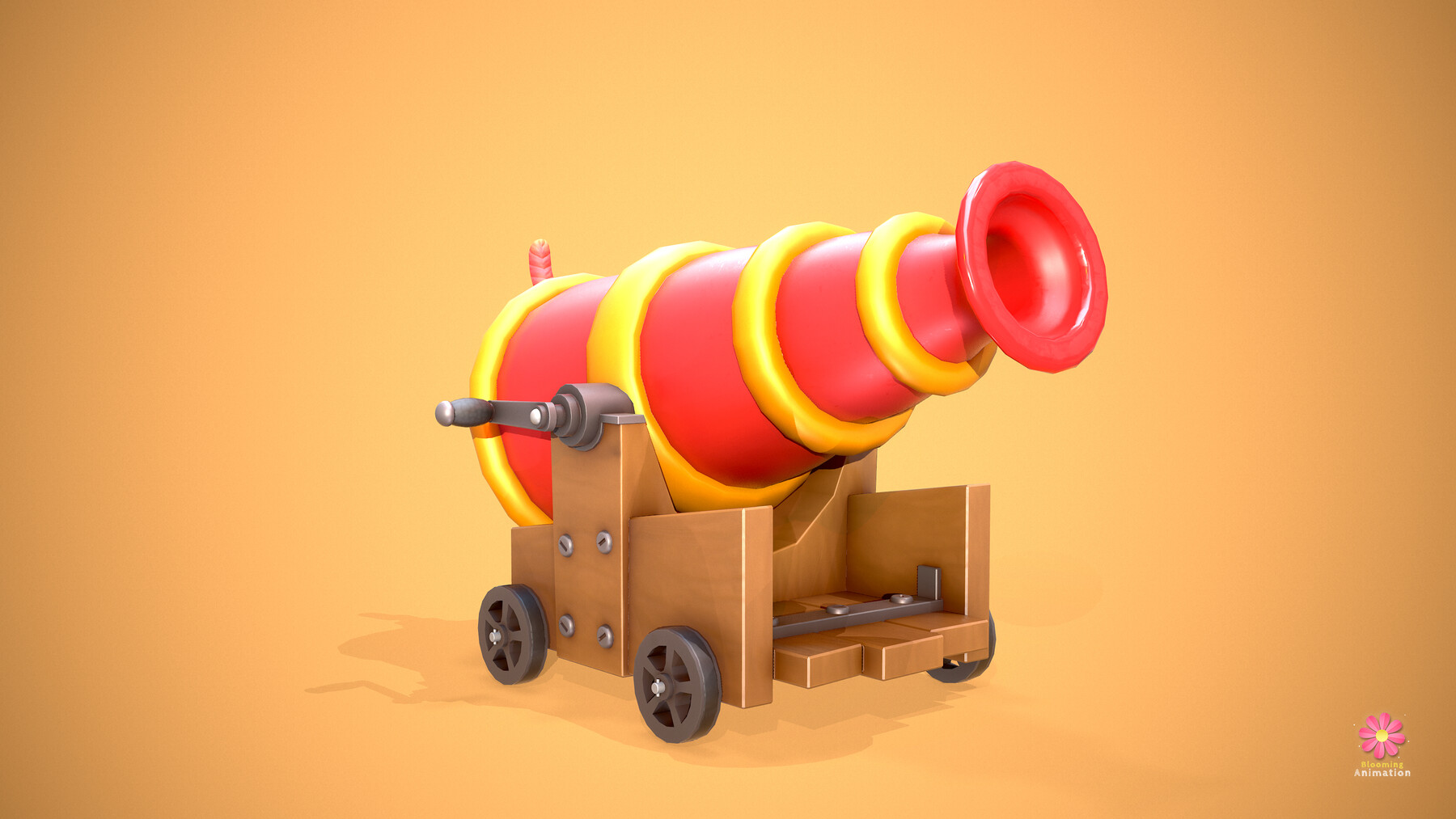 ArtStation - Low- poly Stylized Cannon | Game Assets