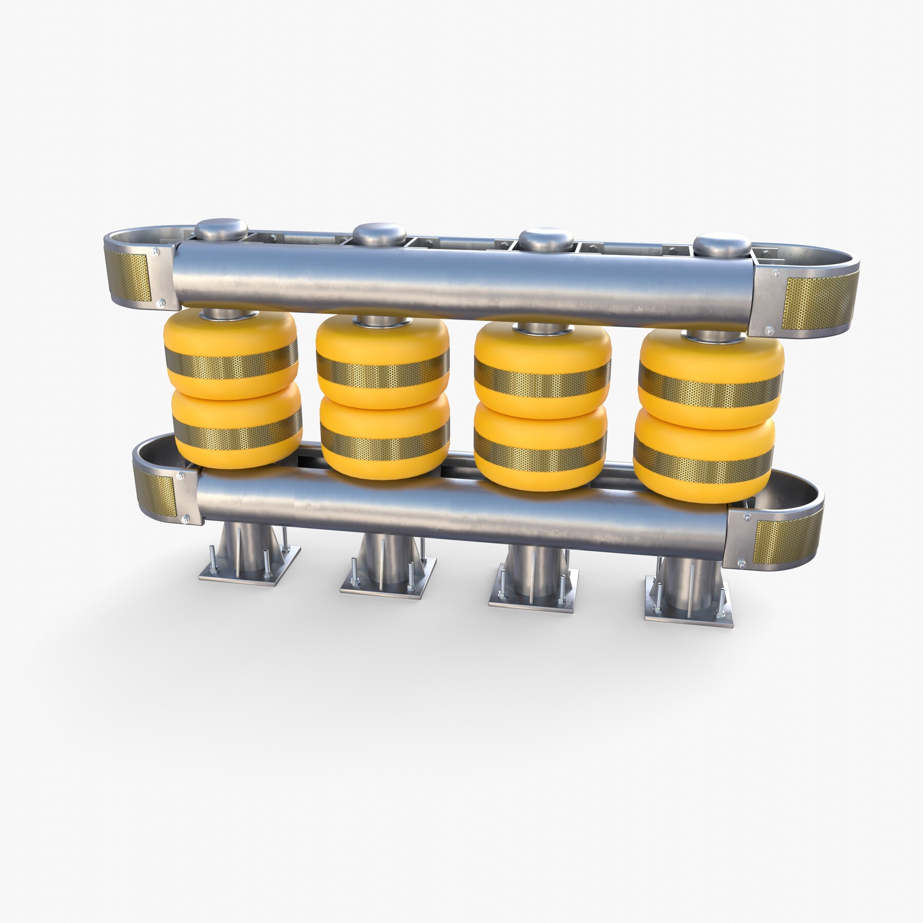 ArtStation - Tileable rolling barrier v1 | Game Assets