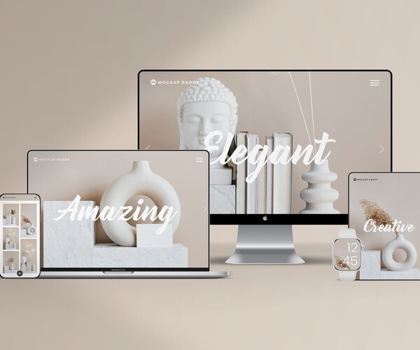 ArtStation - Responsive Devices Mockup Kit | Artworks