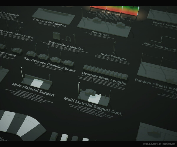 Artstation Spline A Spline Tool For Unreal Engine Resources