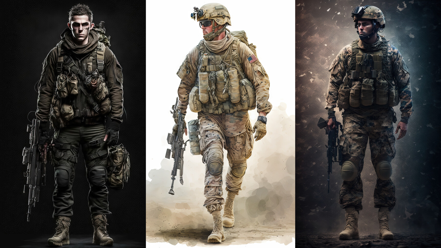 ArtStation - 237 arts - Modern Soldier - Concept Reference Pack Vol.01 ...
