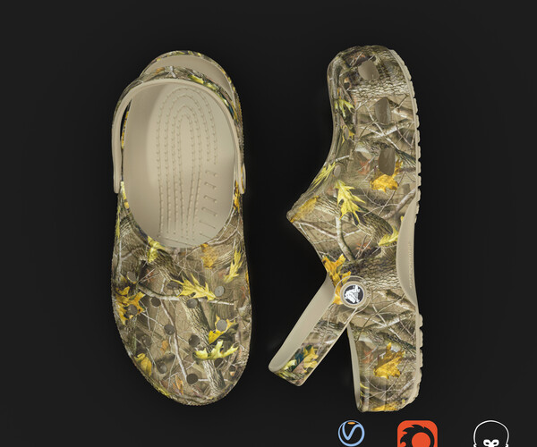 ArtStation - Crocs Classic 3D Model | Game Assets