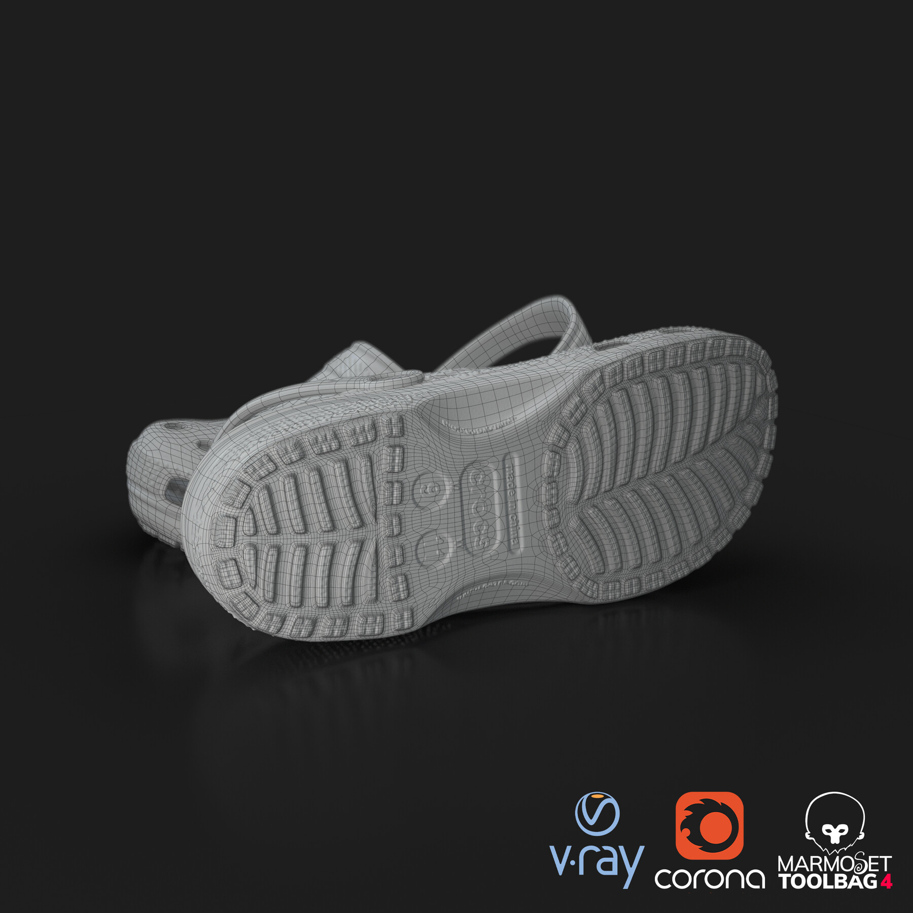 ArtStation - Crocs Classic 3D Model | Game Assets