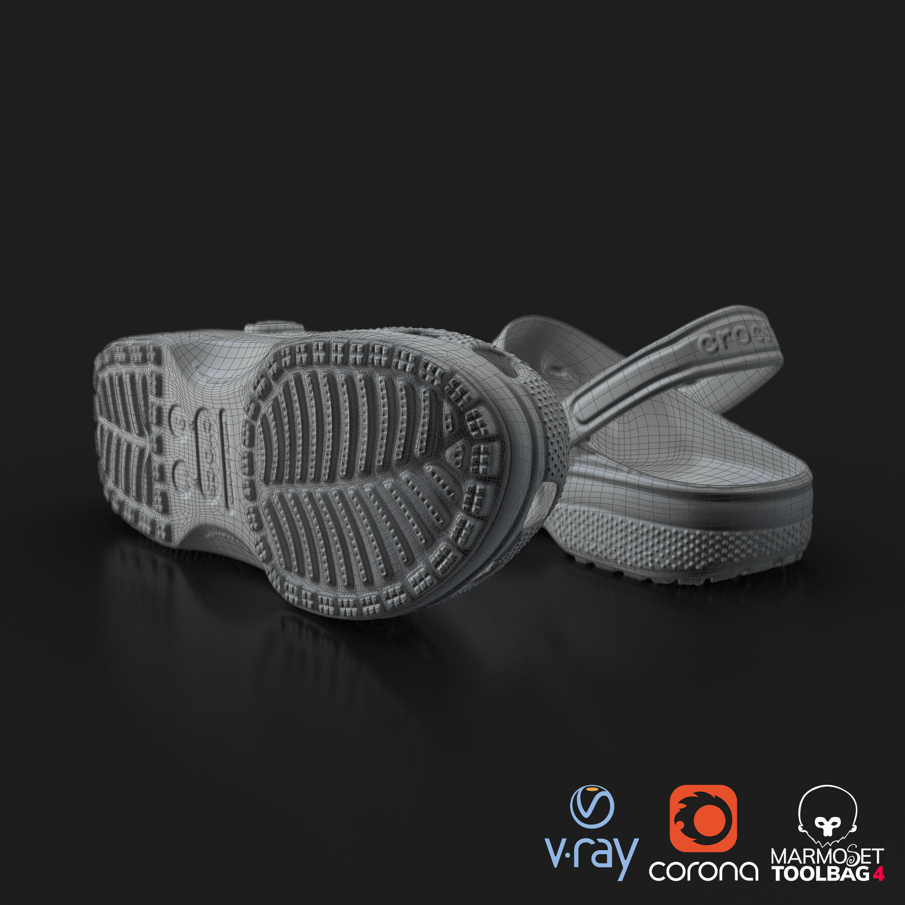 ArtStation - Crocs Classic 3D Model | Game Assets
