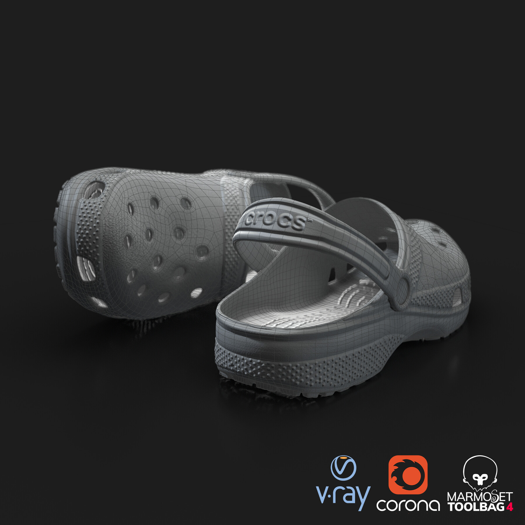 ArtStation - Crocs Classic 3D Model | Game Assets