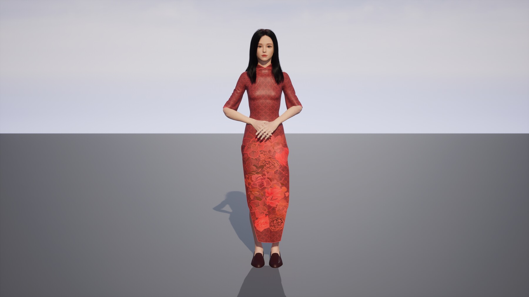 ArtStation - Luna- Asian Cheongsam Woman--Metahuman/Unreal engine 5 ...