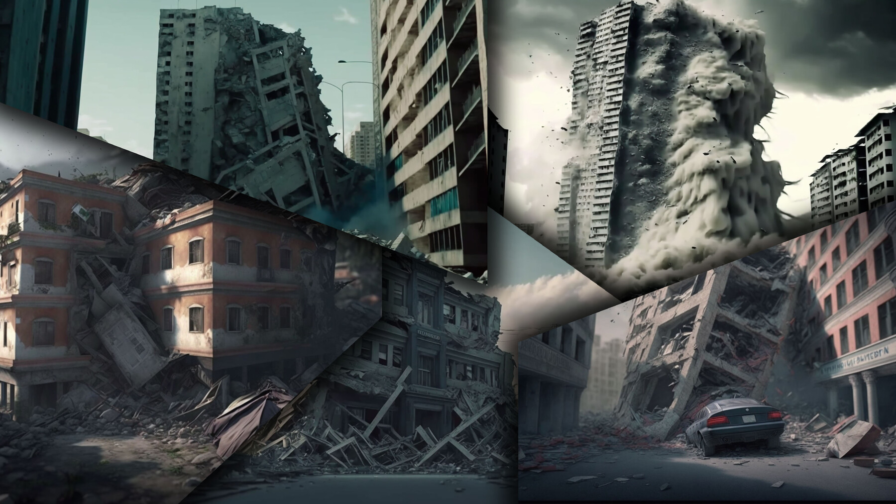 ArtStation - 190 Earthquake City (More Than 8K Resolution) | Artworks