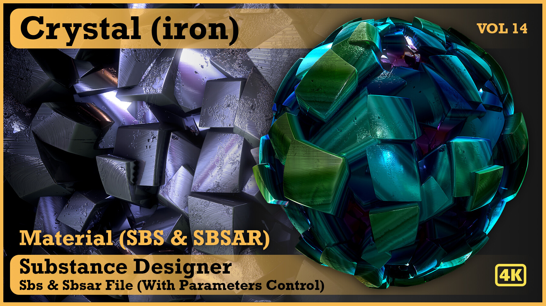 ArtStation - Crystal - VOL 14 -SBS & SBsar | Game Assets