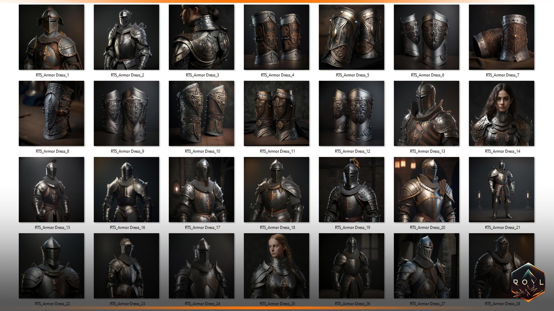 ArtStation - 323 Armor Dress Reference modeling /Designing Vol 07 ...