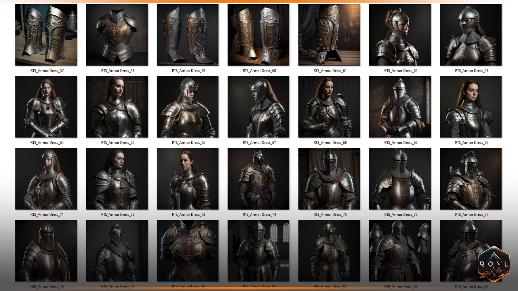 ArtStation - 323 Armor Dress Reference modeling /Designing Vol 07 ...