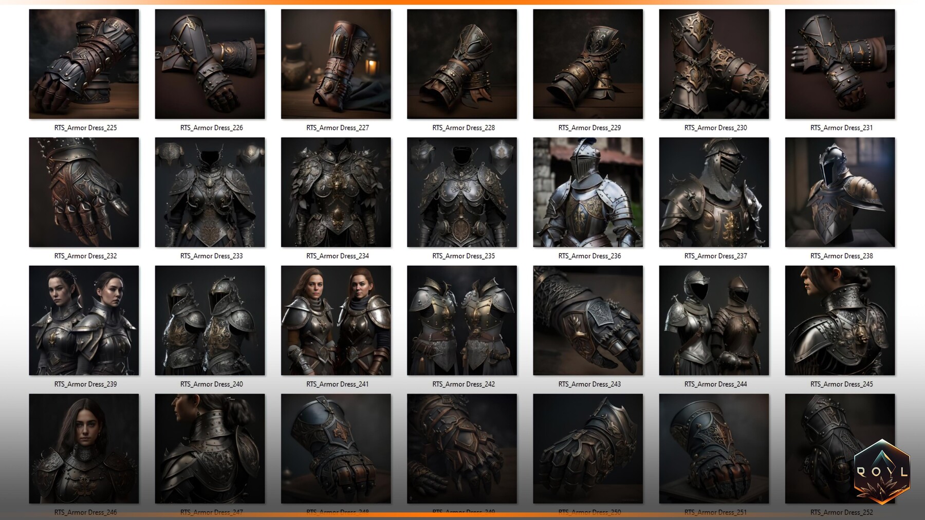 ArtStation - 323 Armor Dress Reference modeling /Designing Vol 07 ...