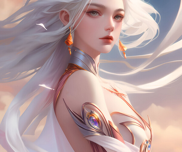 ArtStation - (11) Goddess of The Air (Image + Prompt) | Artworks
