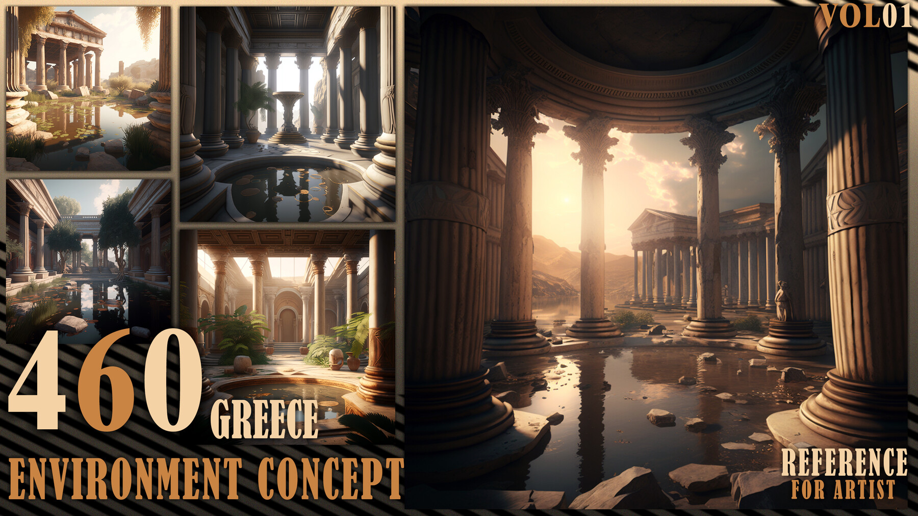 ArtStation - 460 Greece Environment Concept, Reference for Artist-VOL01 ...