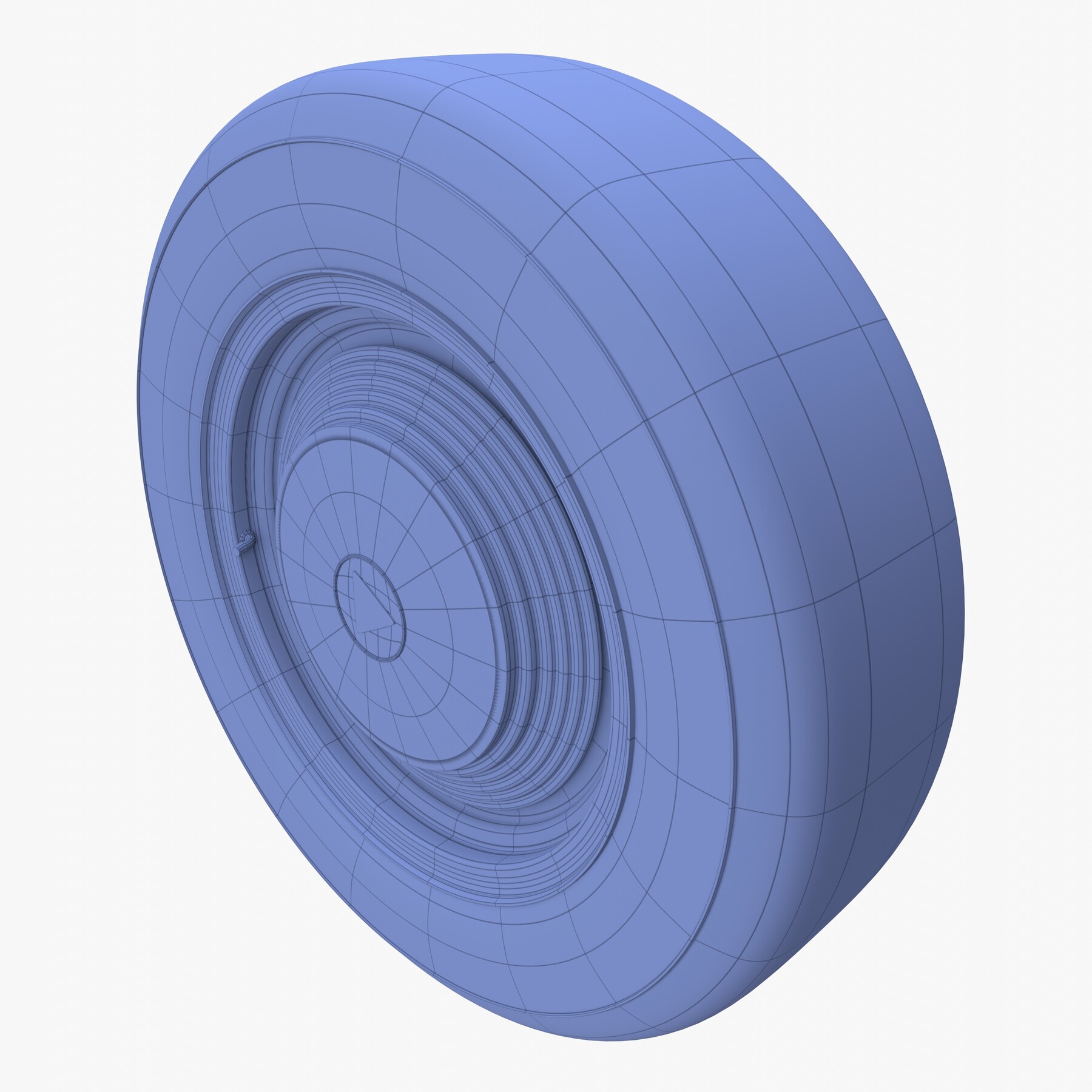 ArtStation - Generic 50s sedan wheel | Game Assets