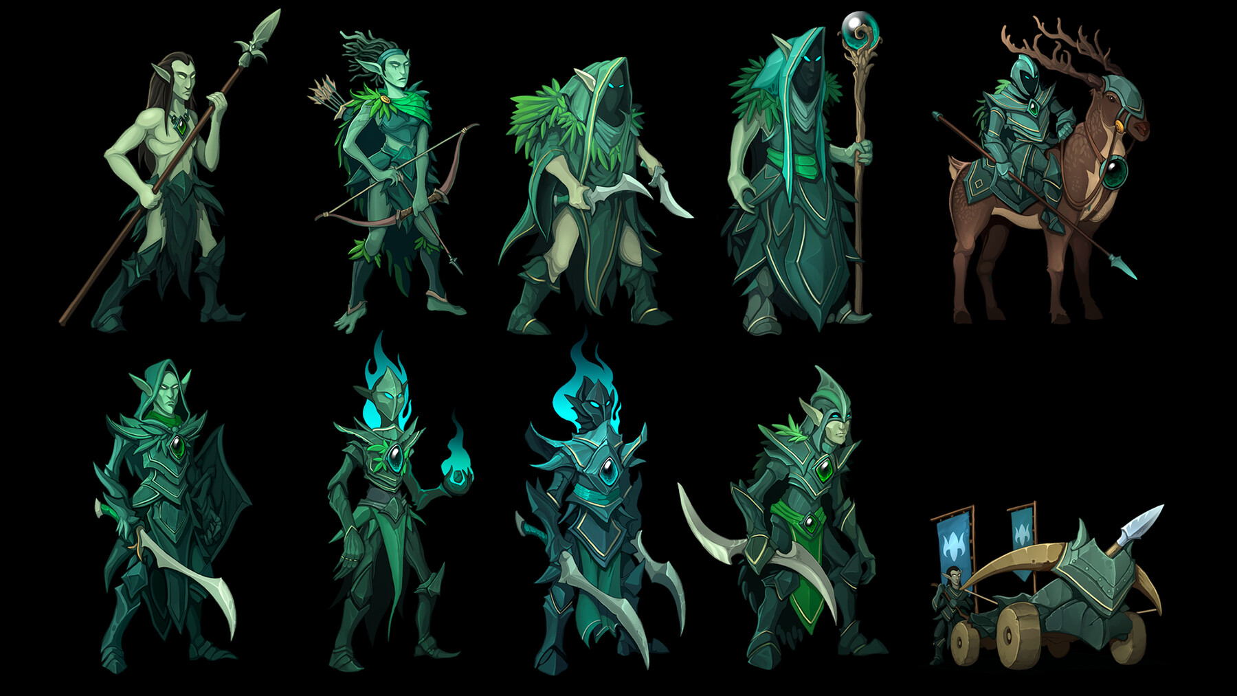 ArtStation - Fantasy Army Characters pack1 | Game Assets