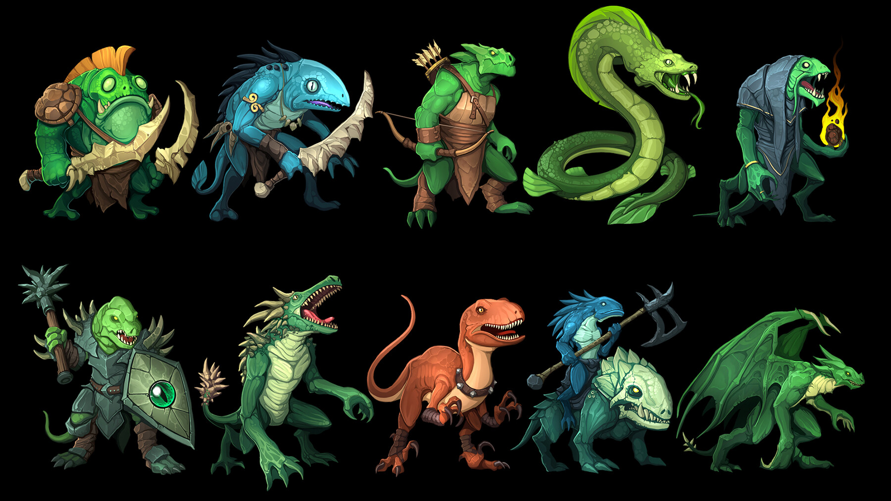 ArtStation - Fantasy Army Characters pack1 | Game Assets