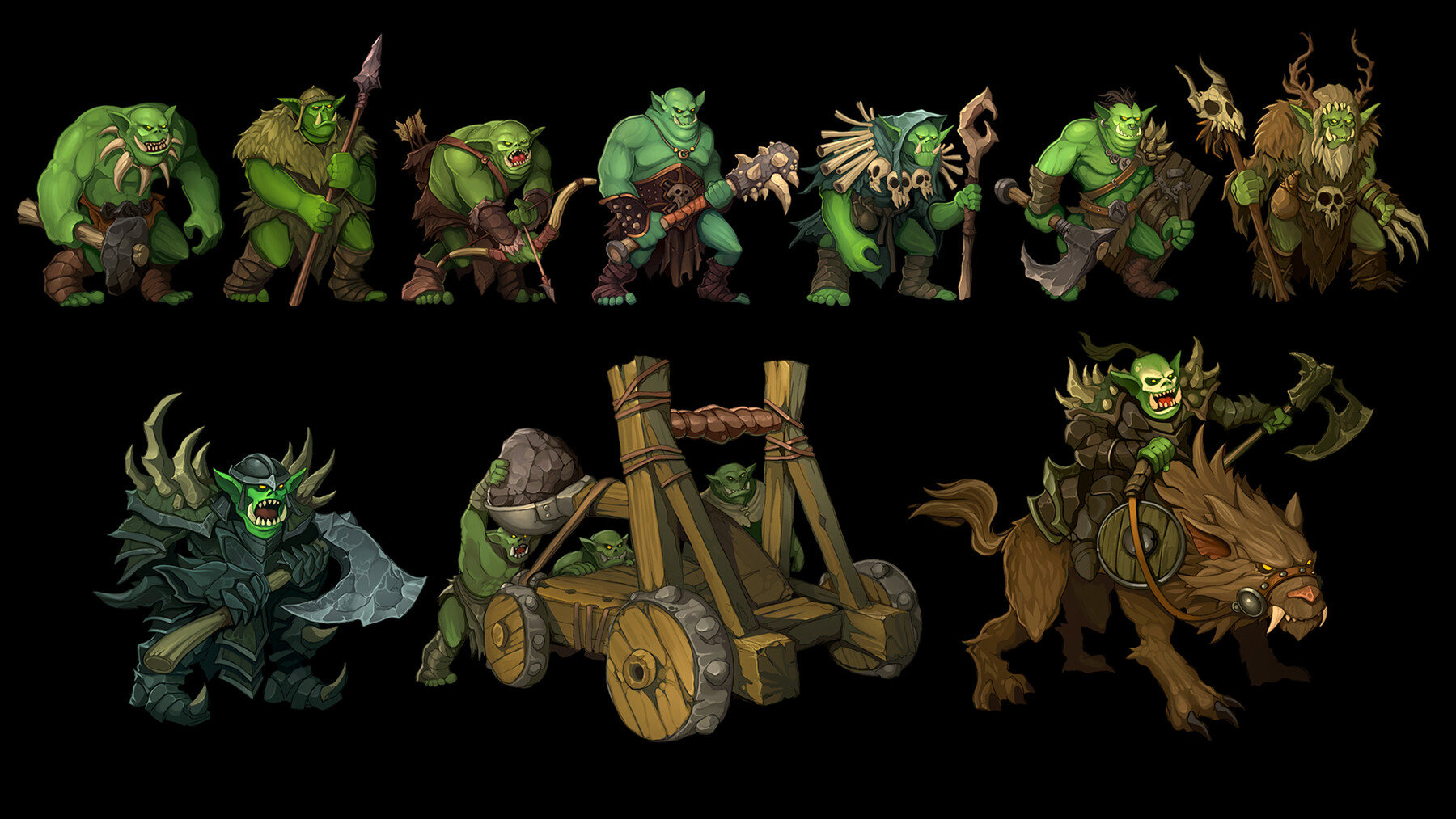 ArtStation - Orcs Army Characters | Game Assets