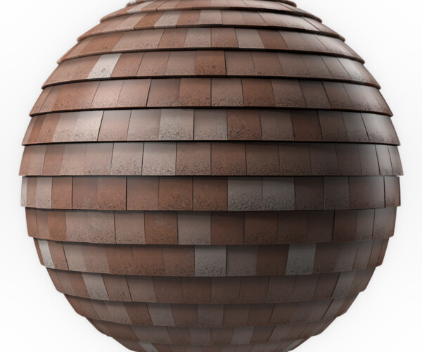 ArtStation - Roof Tile Materials 56- Cement Roofing , Seamless, Pbr, 4k ...