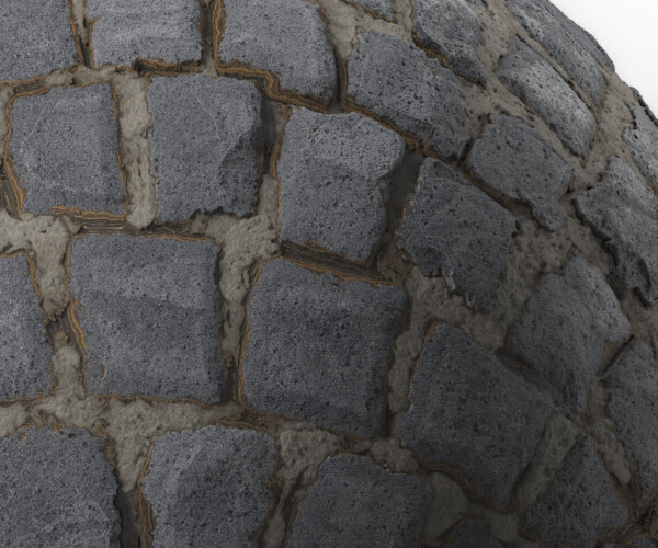 ArtStation - Pavement Materials 21- Stylized Arc Paving, Pbr 4k ...