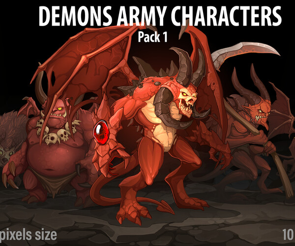 ArtStation - Demons Army Characters | Game Assets