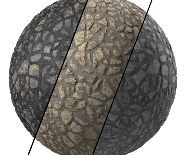 ArtStation - Stone Materials 51- Stylized Stone Wall | Pbr 4k Seamless ...