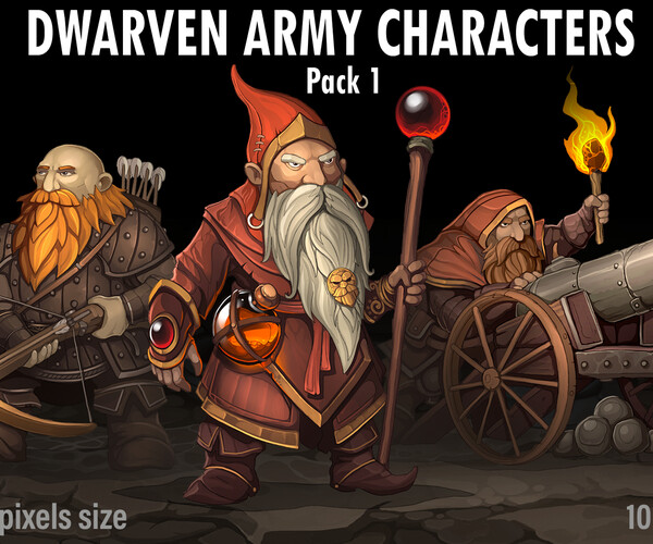 ArtStation - Dwarven Army Characters | Game Assets