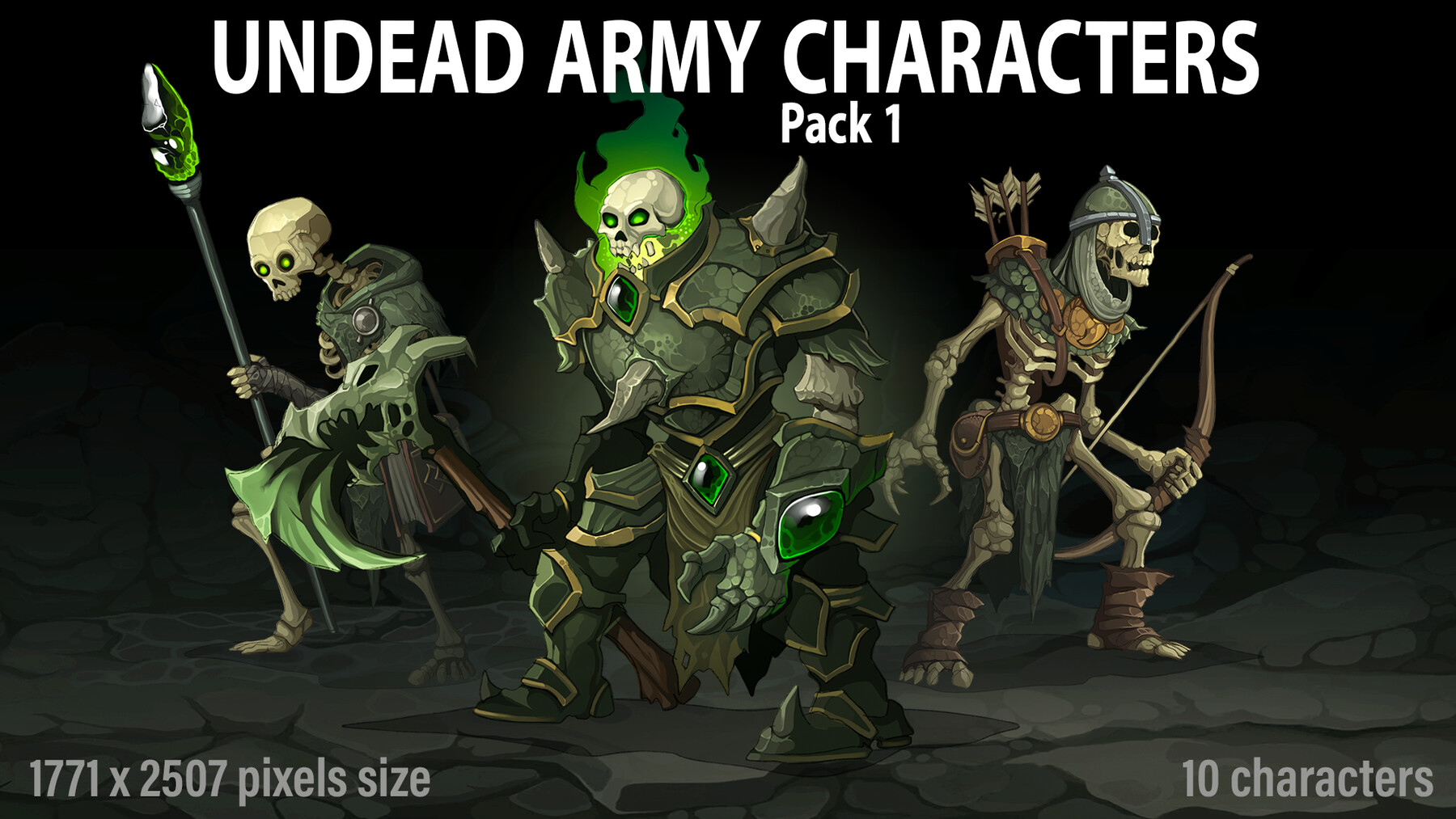 ArtStation - Undead Army Characters | Game Assets