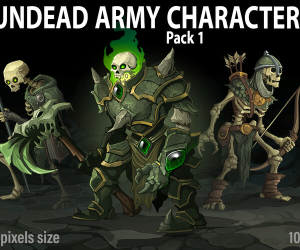 ArtStation - Undead Army Characters | Game Assets