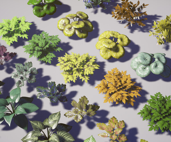 ArtStation - Garden Foliage Pack | Game Assets