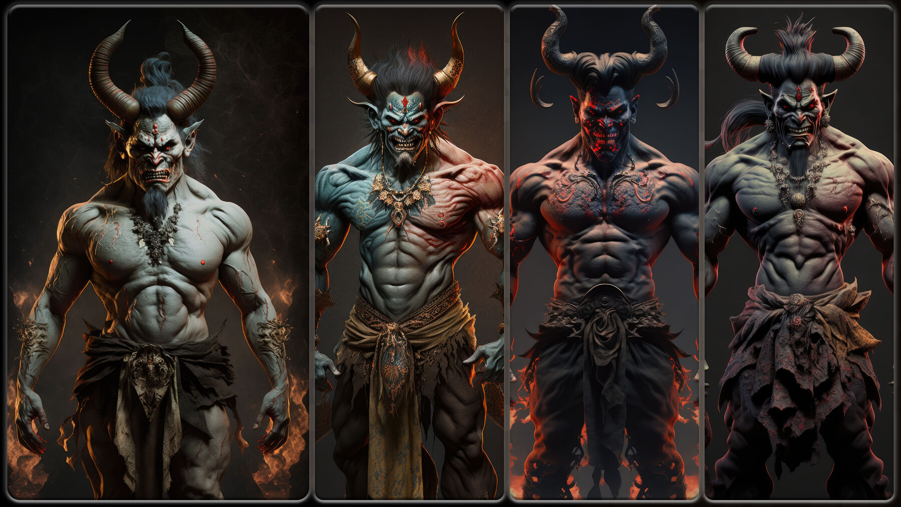 ArtStation - 100 Demonic Character Reference Pack | 8K | v.3 | Artworks