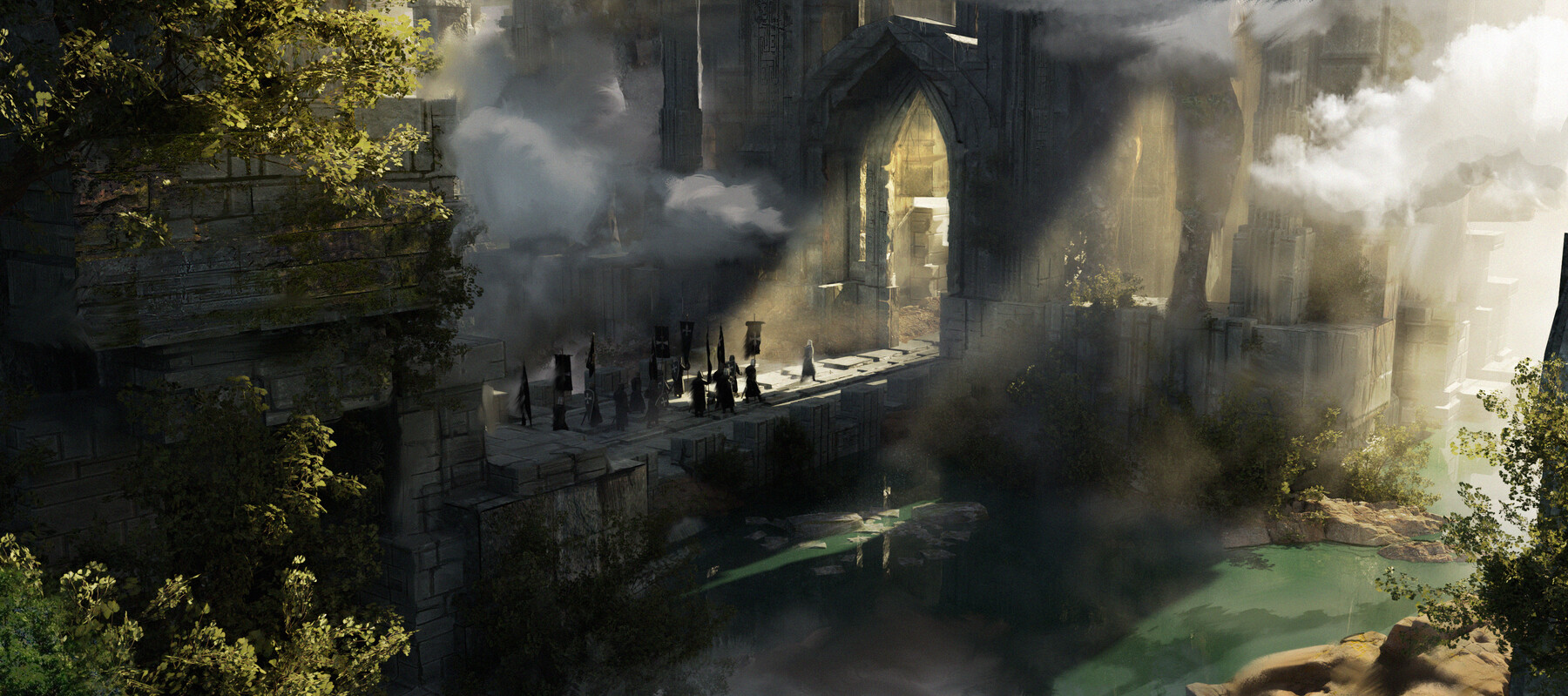 ArtStation - Ancient Temple | Ruins of the temple | Kitbash Asset Pack ...