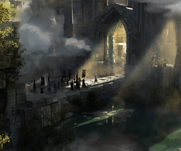 ArtStation - Ancient Temple | Ruins of the temple | Kitbash Asset Pack ...