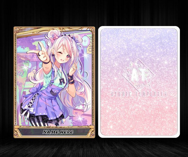 ArtStation - Anime game card template Vol3 | Artworks